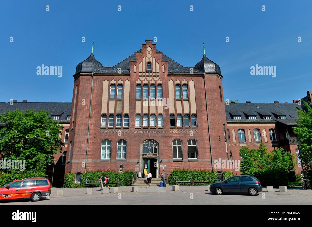 Old building, Psychiatric Mental Hospital, Charite, Mitte, Berlin ...