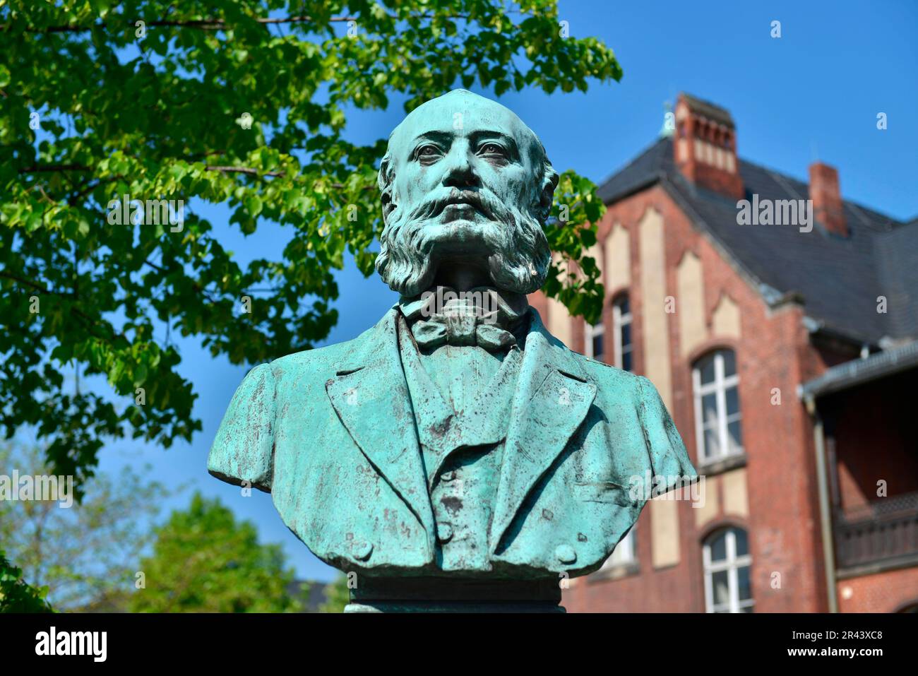 Bust of Wilhelm Griesinger, Charite, Berlin, Germany Stock Photo - Alamy