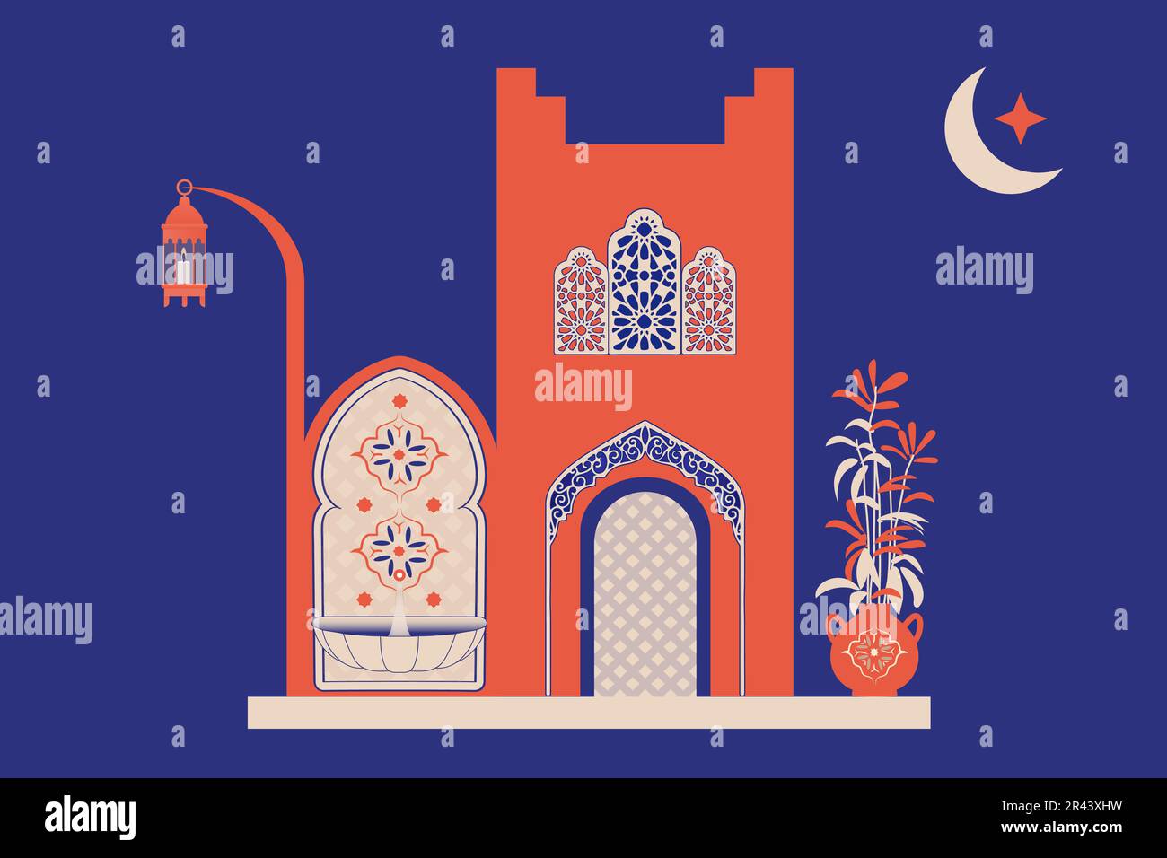 Islamic Architecture Arches Vector
