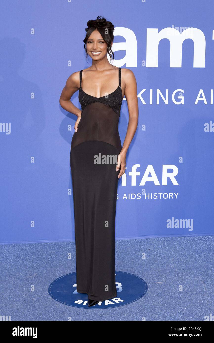 Asmine Tookes attends the amfAR Cannes Gala 2023 at Hotel du Cap-Eden ...