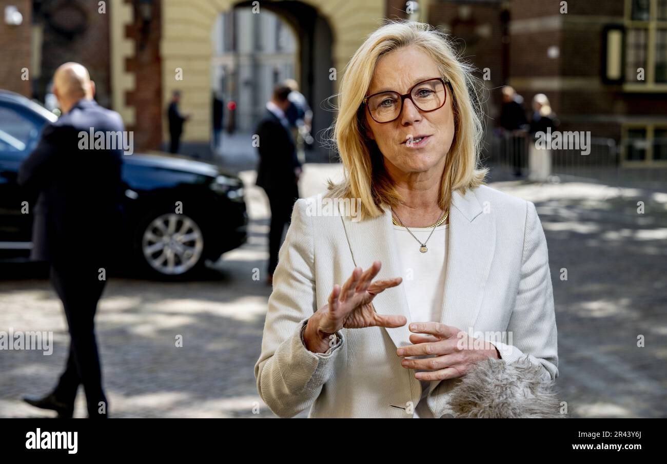 THE HAGUE - Sigrid Kaag Minister of Finance at the Binnenhof prior to ...