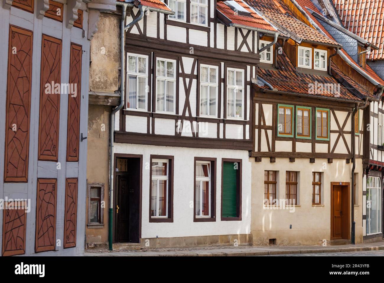 Half-timbered town Half-timbered facades Stock Photo - Alamy