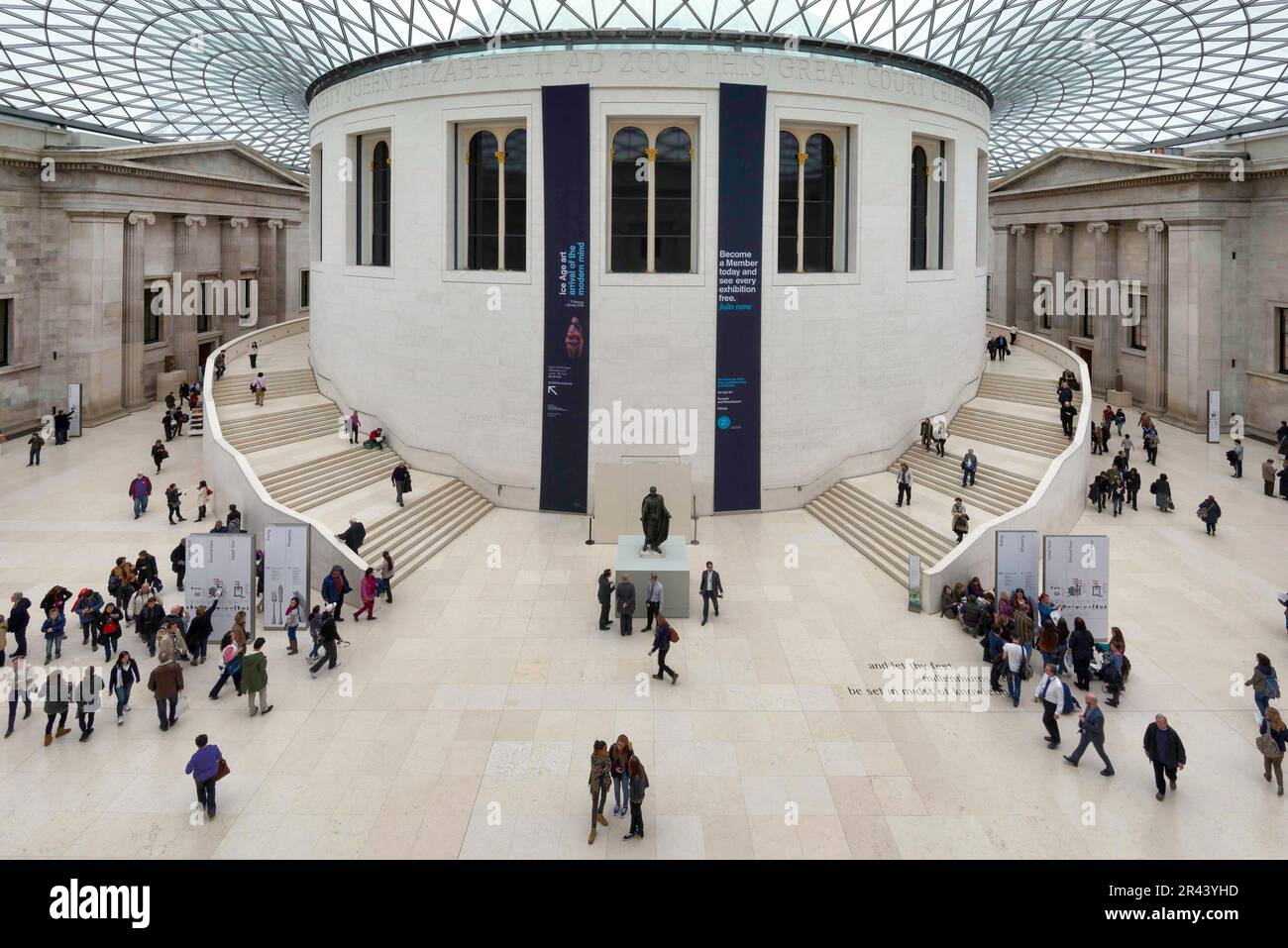 The Great Court at the British Museum Stock Photo - Alamy