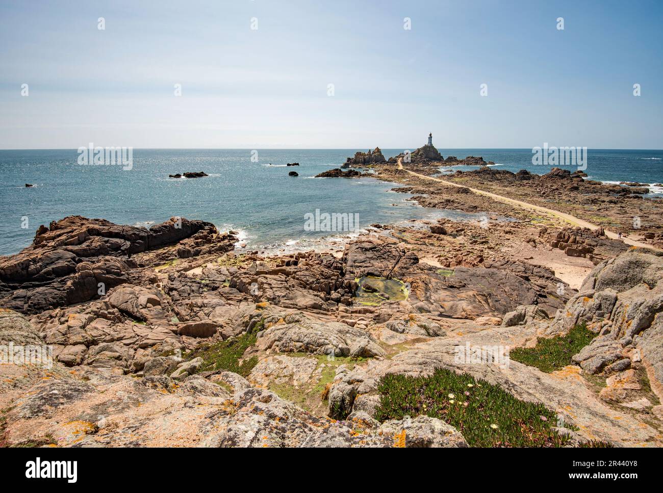 The iconic Corbière Lighthouse in Jersey, the world's first reinforced ...