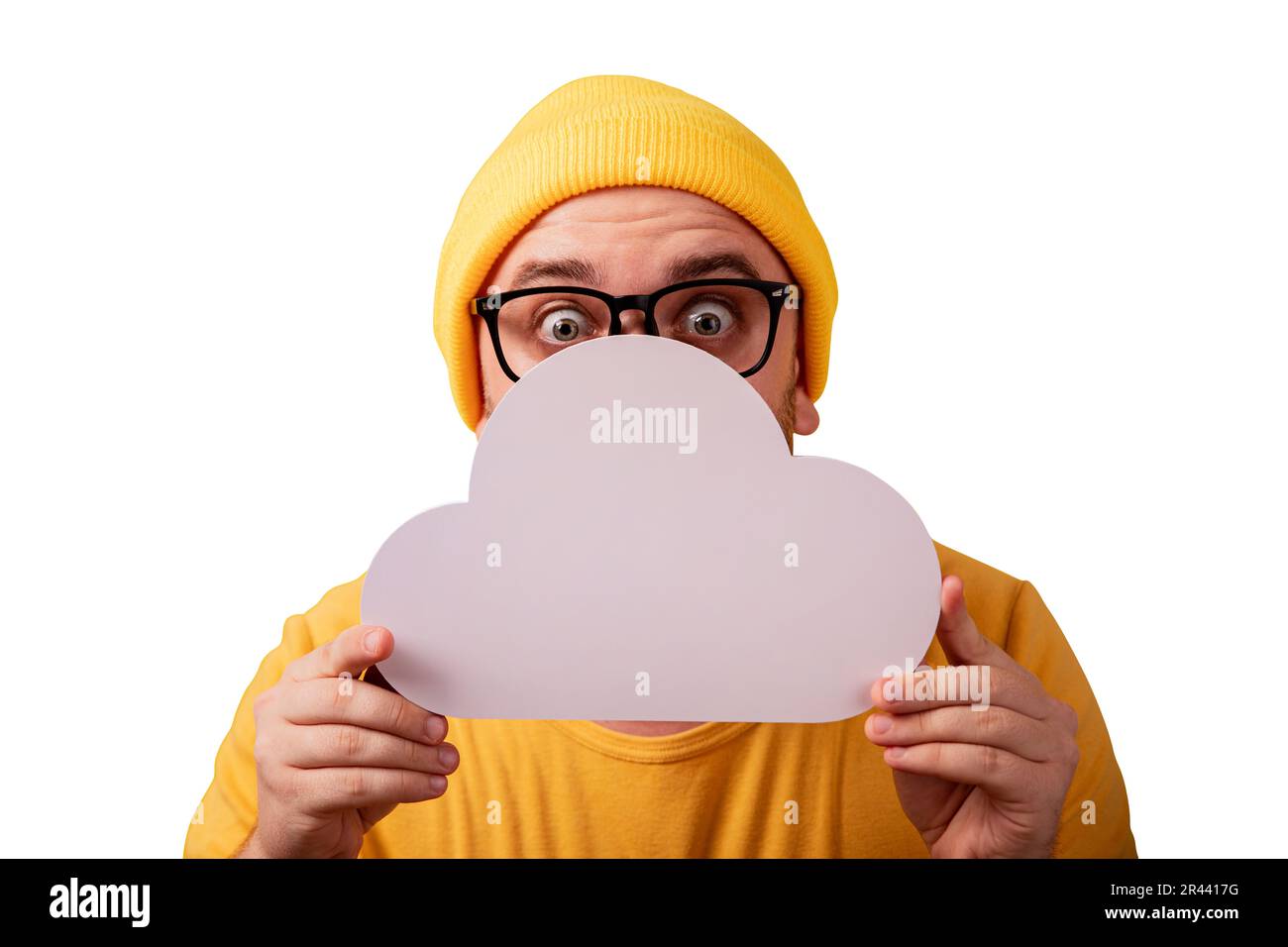 Cloud isolated on white hi-res stock photography and images - Alamy