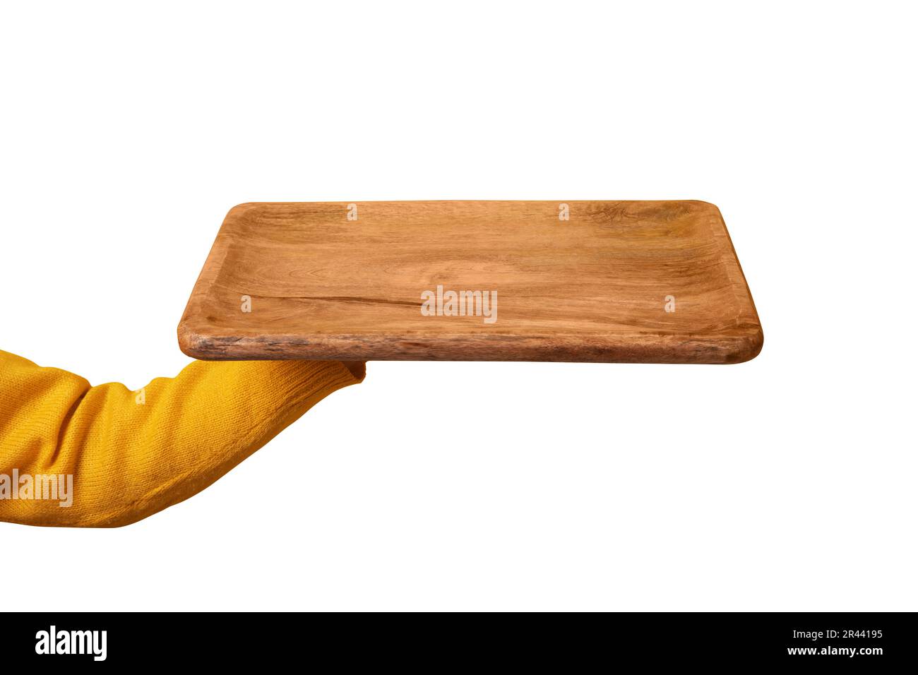 Tray in hand hi-res stock photography and images - Alamy