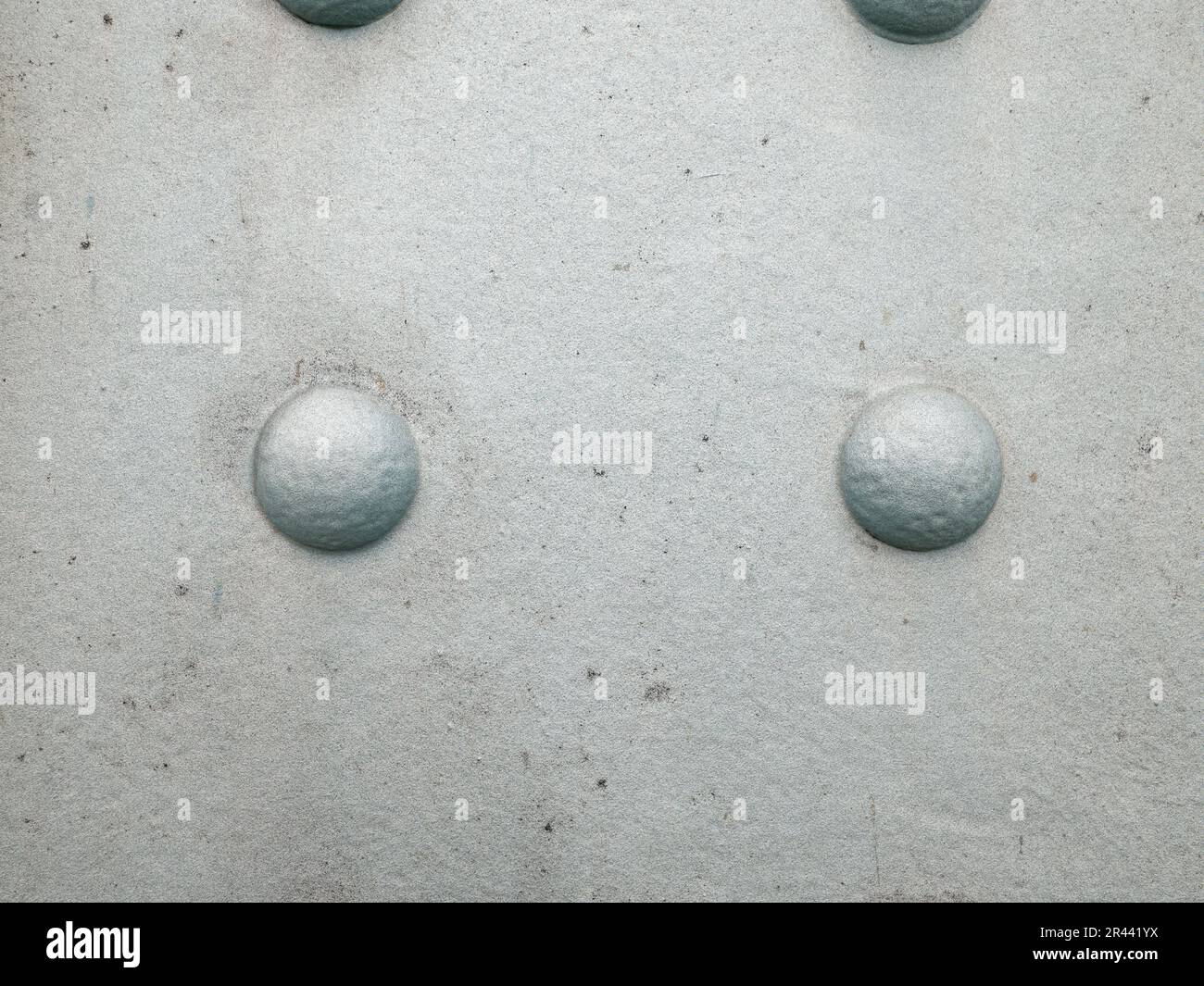 Detail joint construction with steel rivets. Railway bridge ...