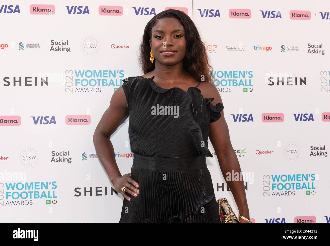 London, United Kingdom, 25th May, 2023. Eni Aluko at the red carpet of ...