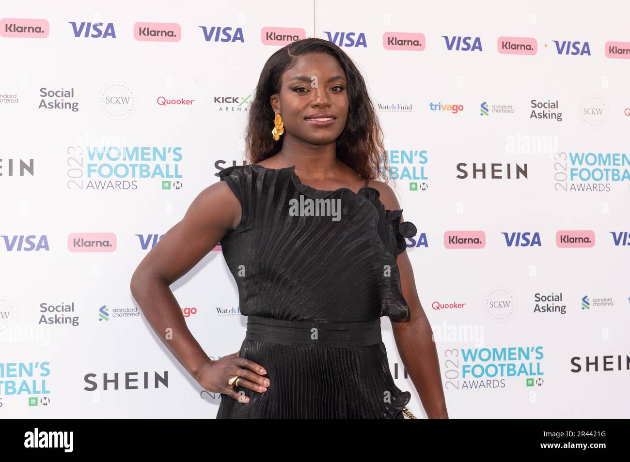 London, United Kingdom, 25th May, 2023. Eni Aluko at the red carpet of ...