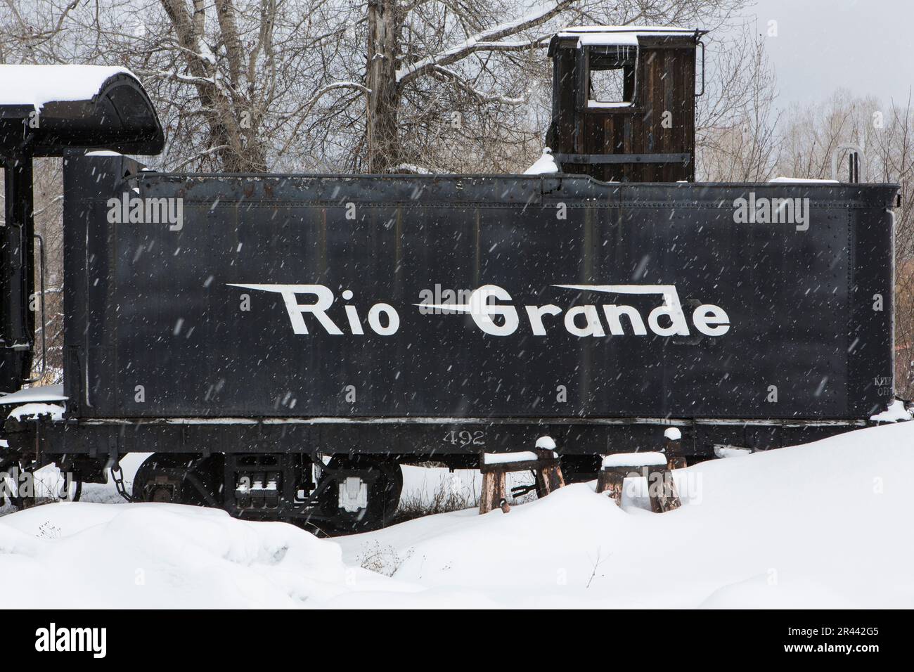 Snow train colorado hi-res stock photography and images - Alamy