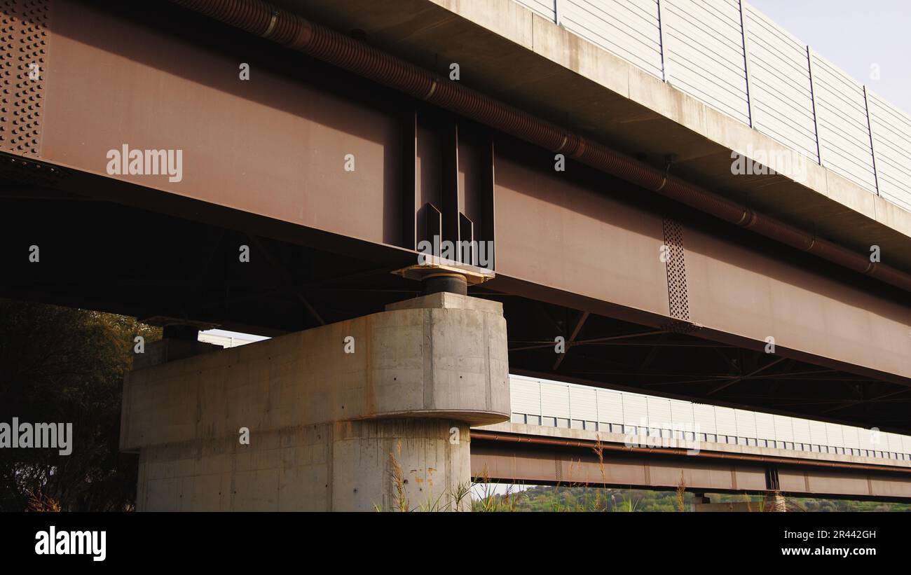 Elastomeric Support Of A Bridge Stock Photo - Alamy