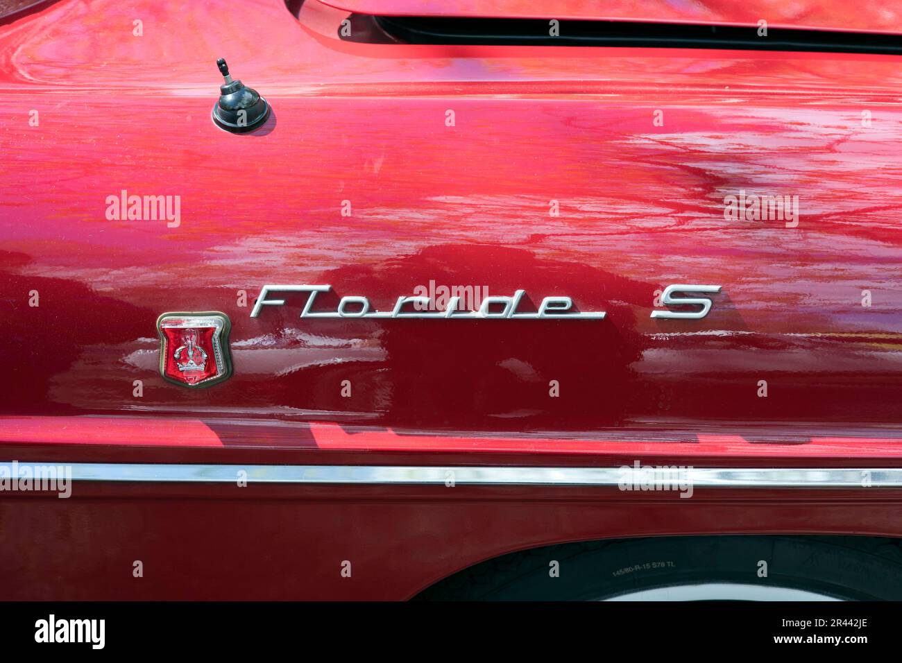 Logo of the Renault Caprio Floride S, Classic Days, Berlin, Germany ...