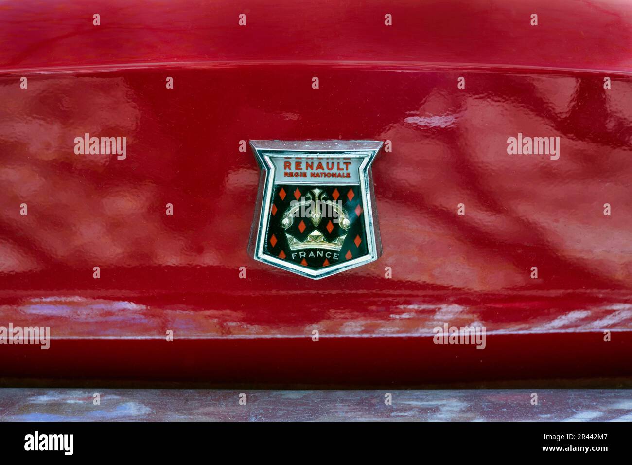 Logo of the Renault Caprio Floride S, Classic Days, Berlin, Germany ...