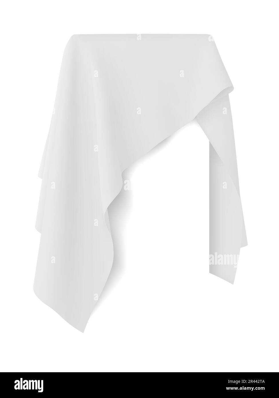 Fabric of a curtain Black and White Stock Photos & Images - Alamy