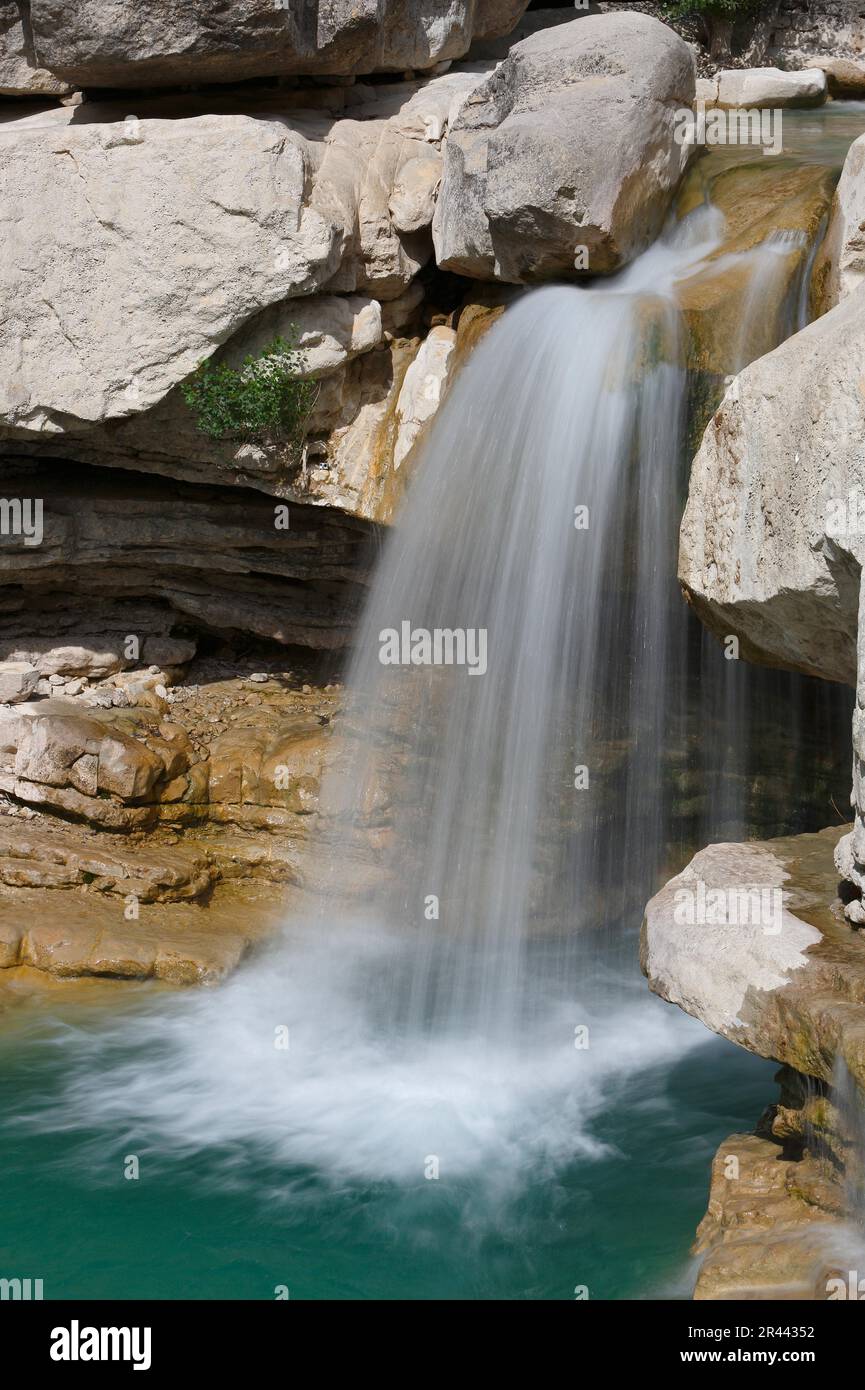 Waterfall, Provence, Cascades, France Stock Photo - Alamy
