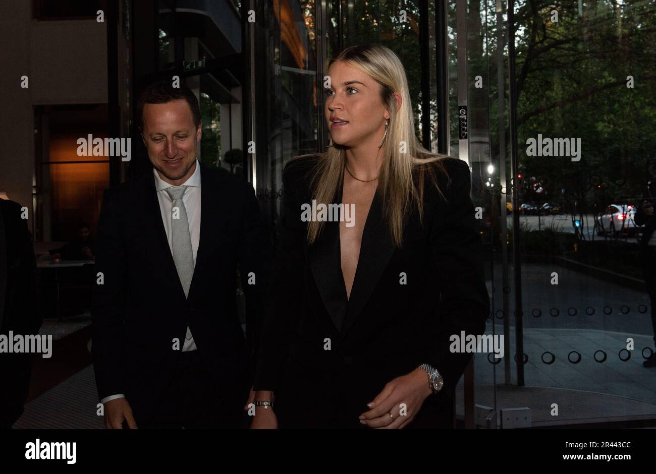 London, United Kingdom, 25th May, 2023. Alessia Russo arriving of the ...