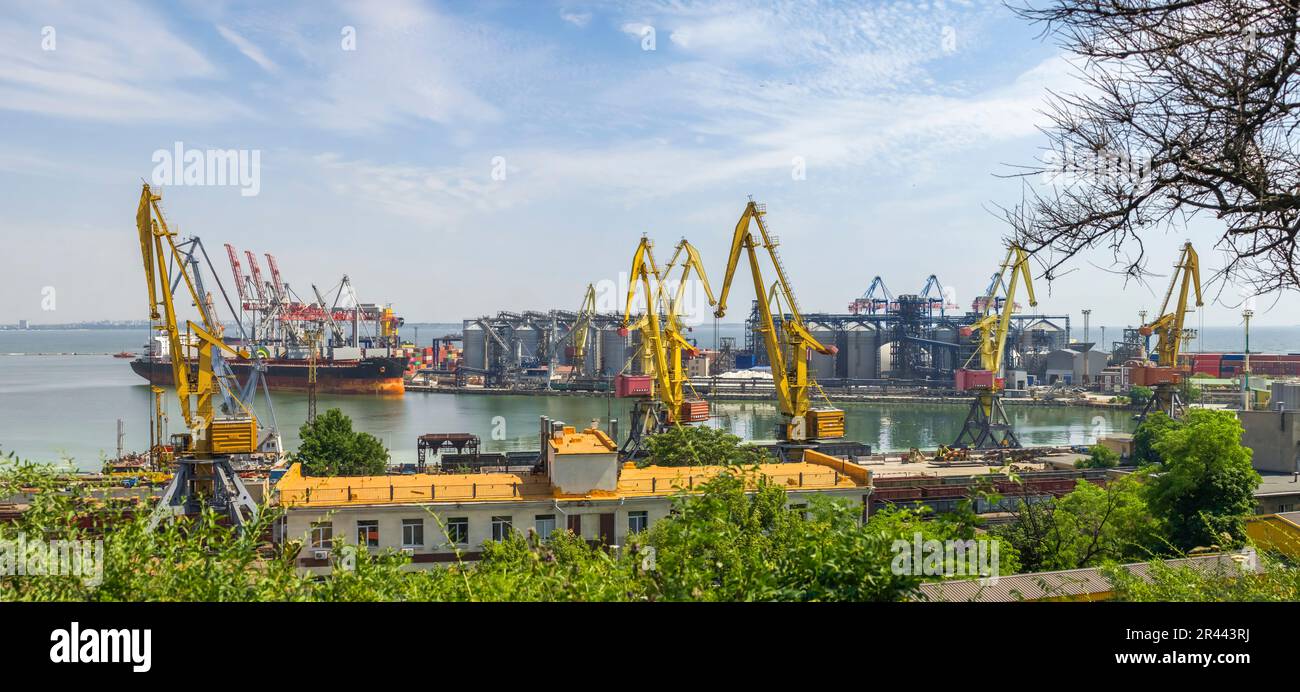 Cargo Port of Odessa, Ukraine Stock Photo - Alamy
