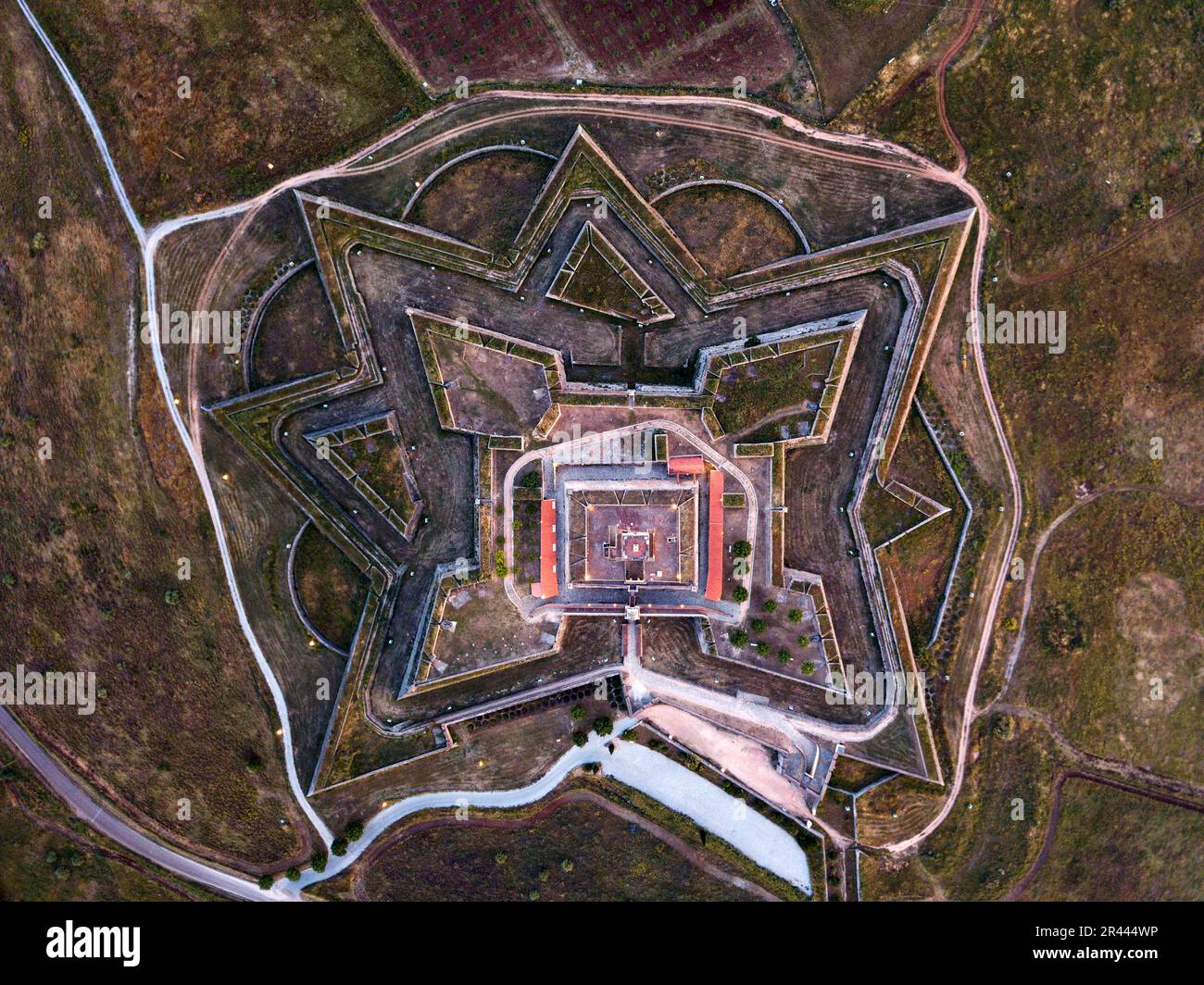 Star fort castle in Elvas Stock Photo - Alamy