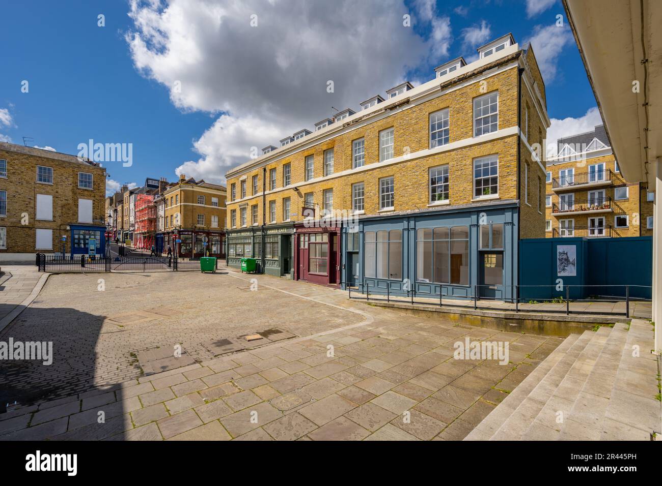 Buildings on Town Pier Square Gravesend Kent Stock Photo - Alamy