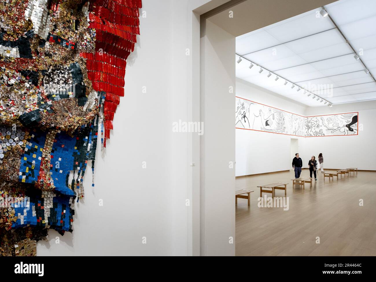 Amsterdam, The Netherlands. May 26, 2023. A 38 meter long work of art ...