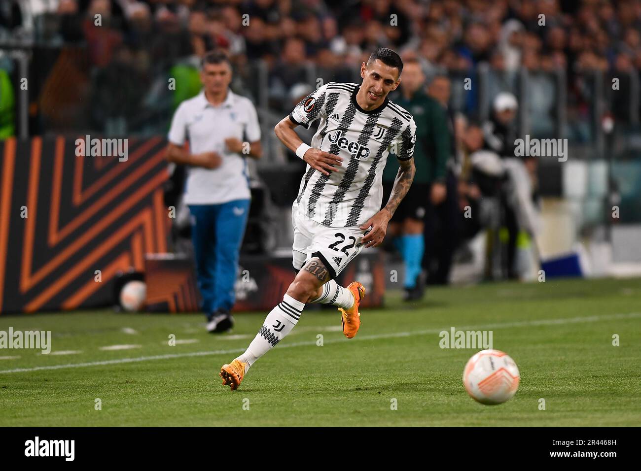 Angel Di Maria (Juventus) during the UEFA Europa League semi-final ...