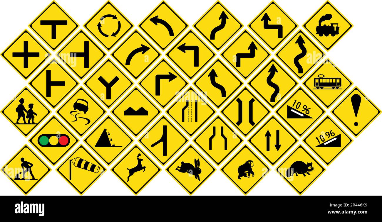 Warning signs, Road signs in Japan, In Japan, road signs, Order on Sign ...