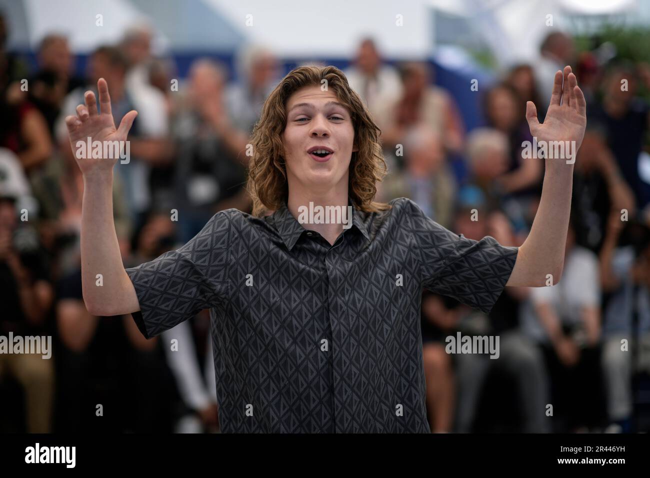 Samuel Kircher poses for photographers at the photo call for the film ...