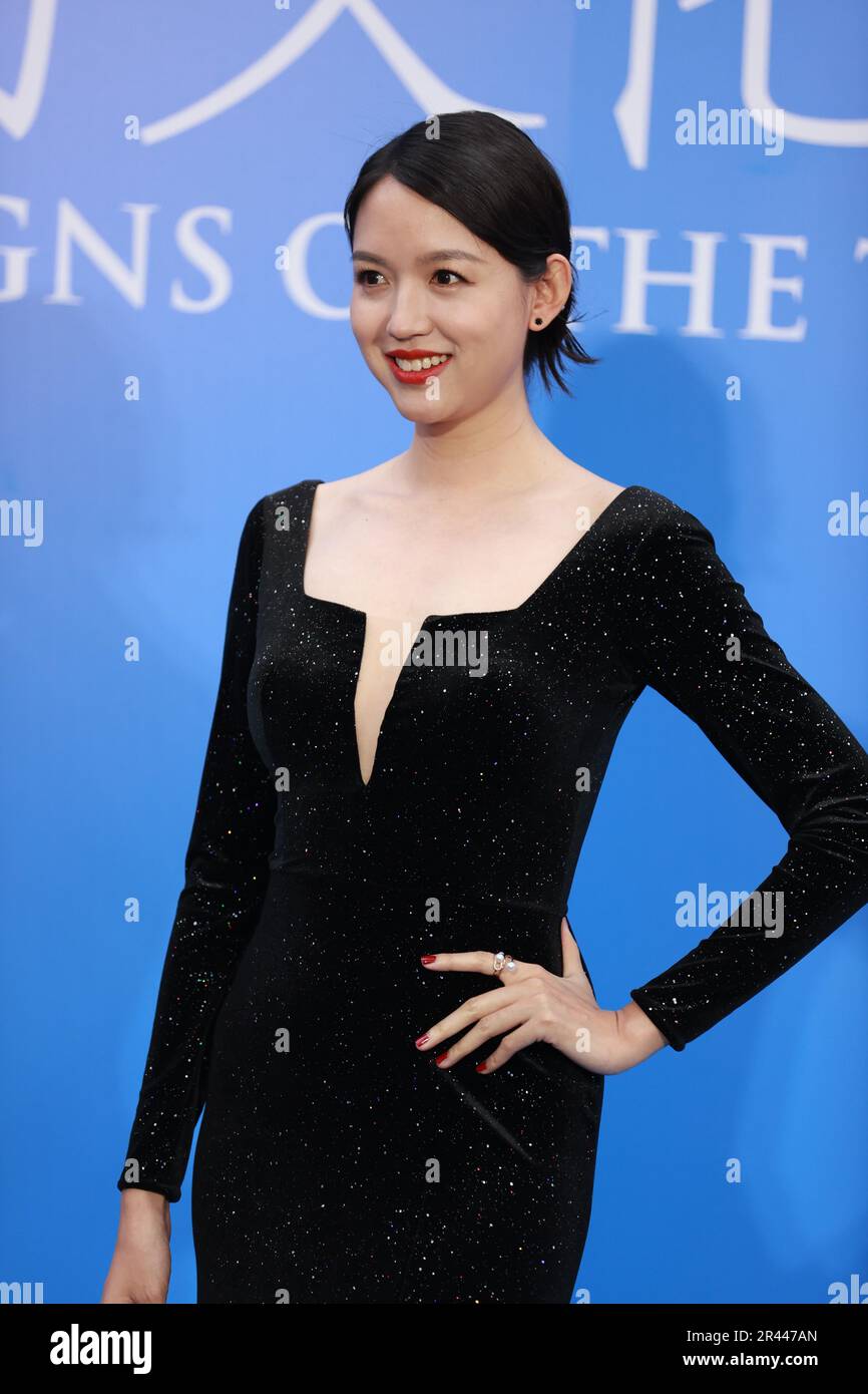 Chinese actress, singer, fashion model and beauty queen Zhang Zilin ...