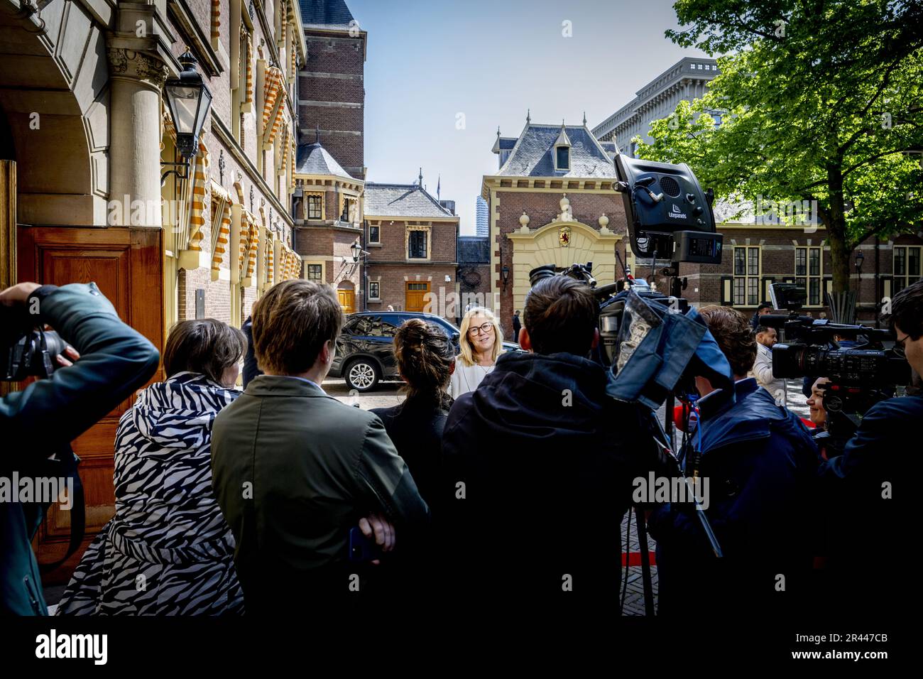 THE HAGUE - Sigrid Kaag Minister of Finance at the Binnenhof prior to ...