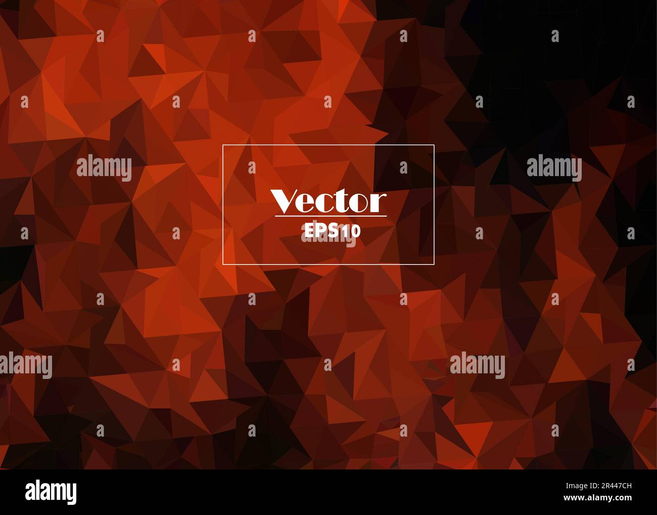 Dark Green, Red vector template with crystals, triangles. Beautiful ...