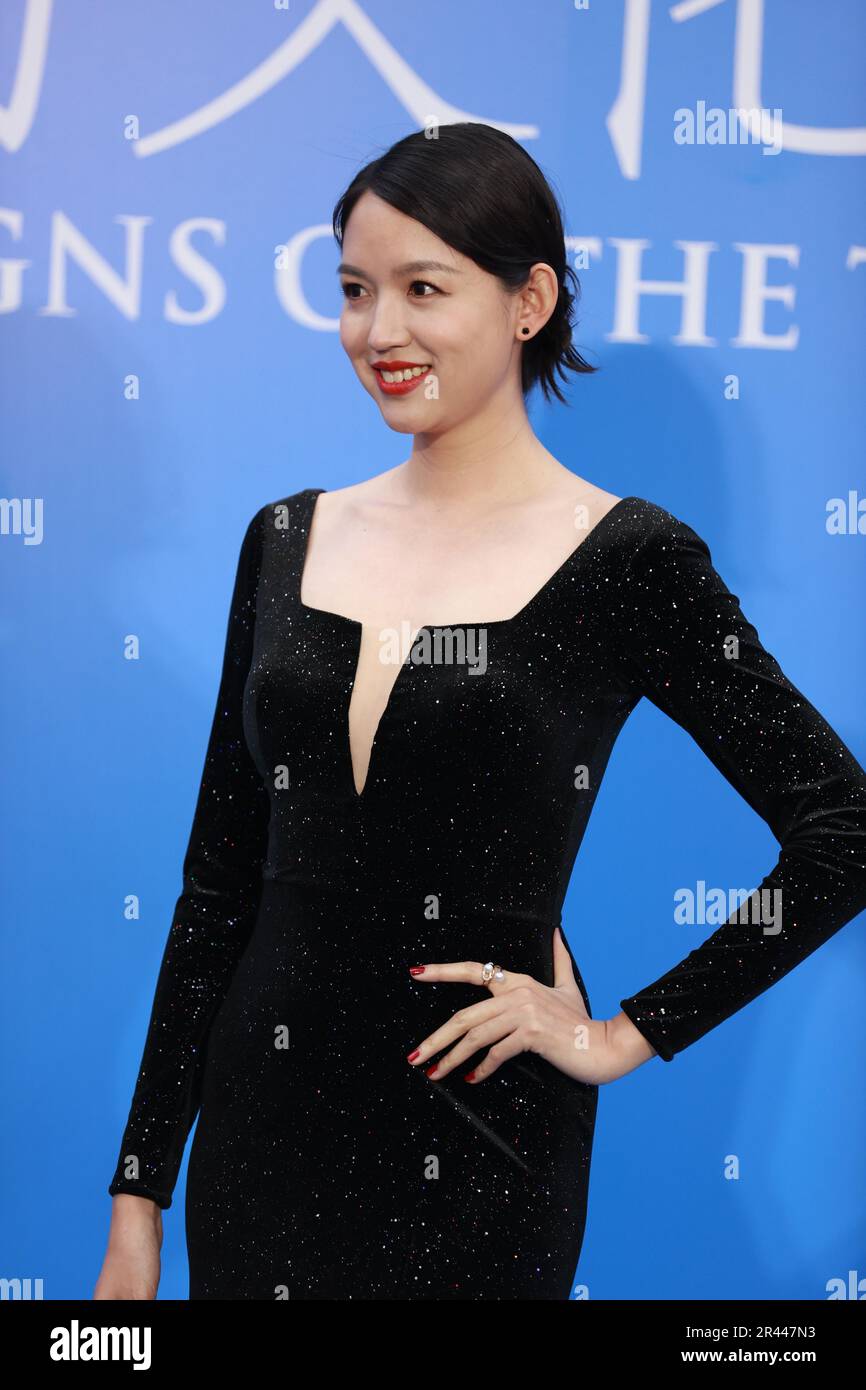 Chinese actress, singer, fashion model and beauty queen Zhang Zilin ...