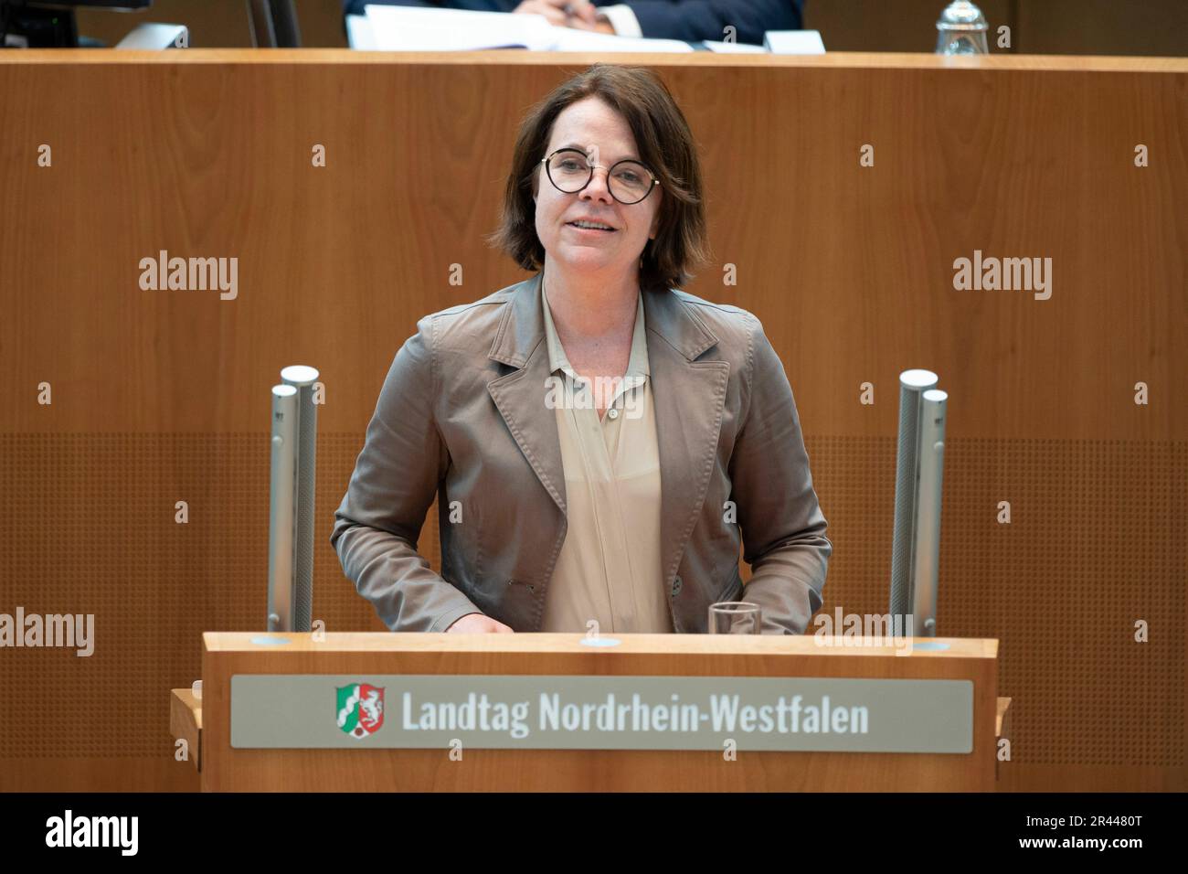 Dusseldorf, Deutschland. 24th May, 2023. Nadja LUEDERS, Luders, SPD ...