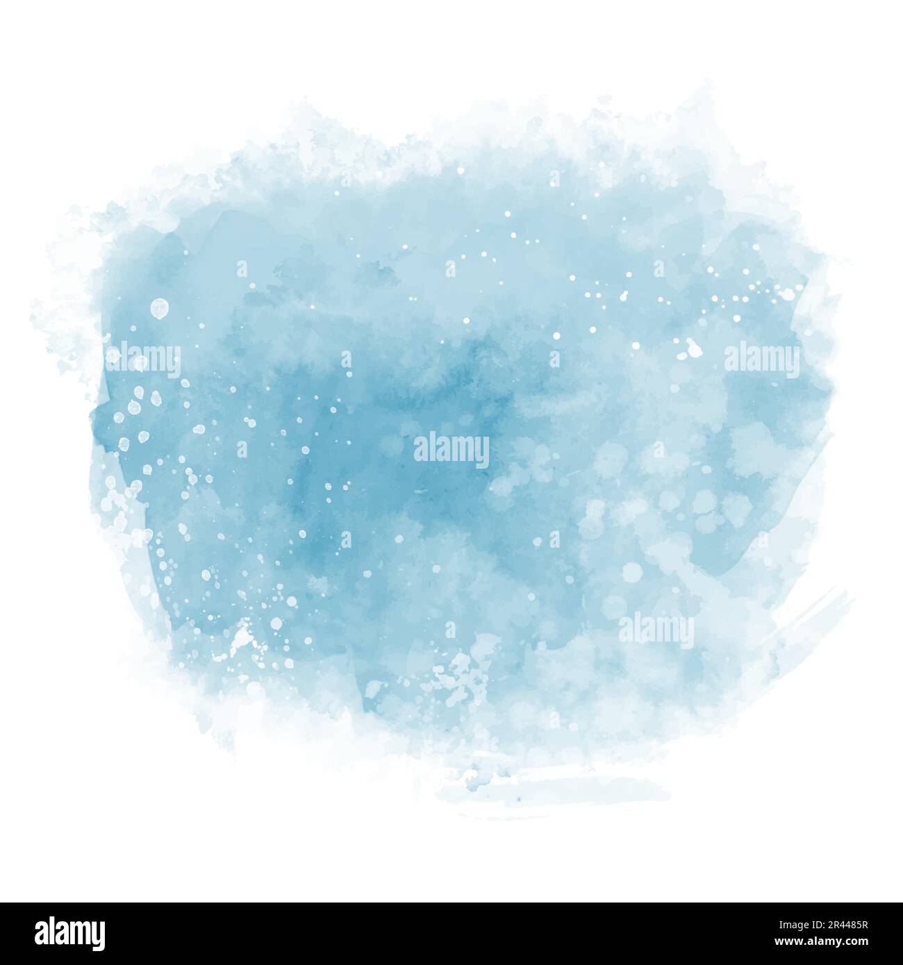 Abstract hand painted pastel blue watercolour background Stock Vector ...