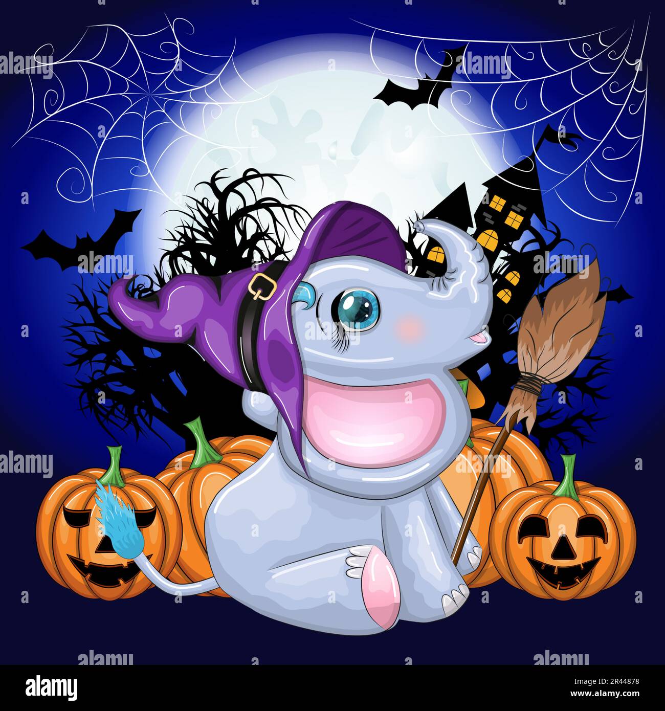 Elephant ghost Stock Vector Images - Alamy