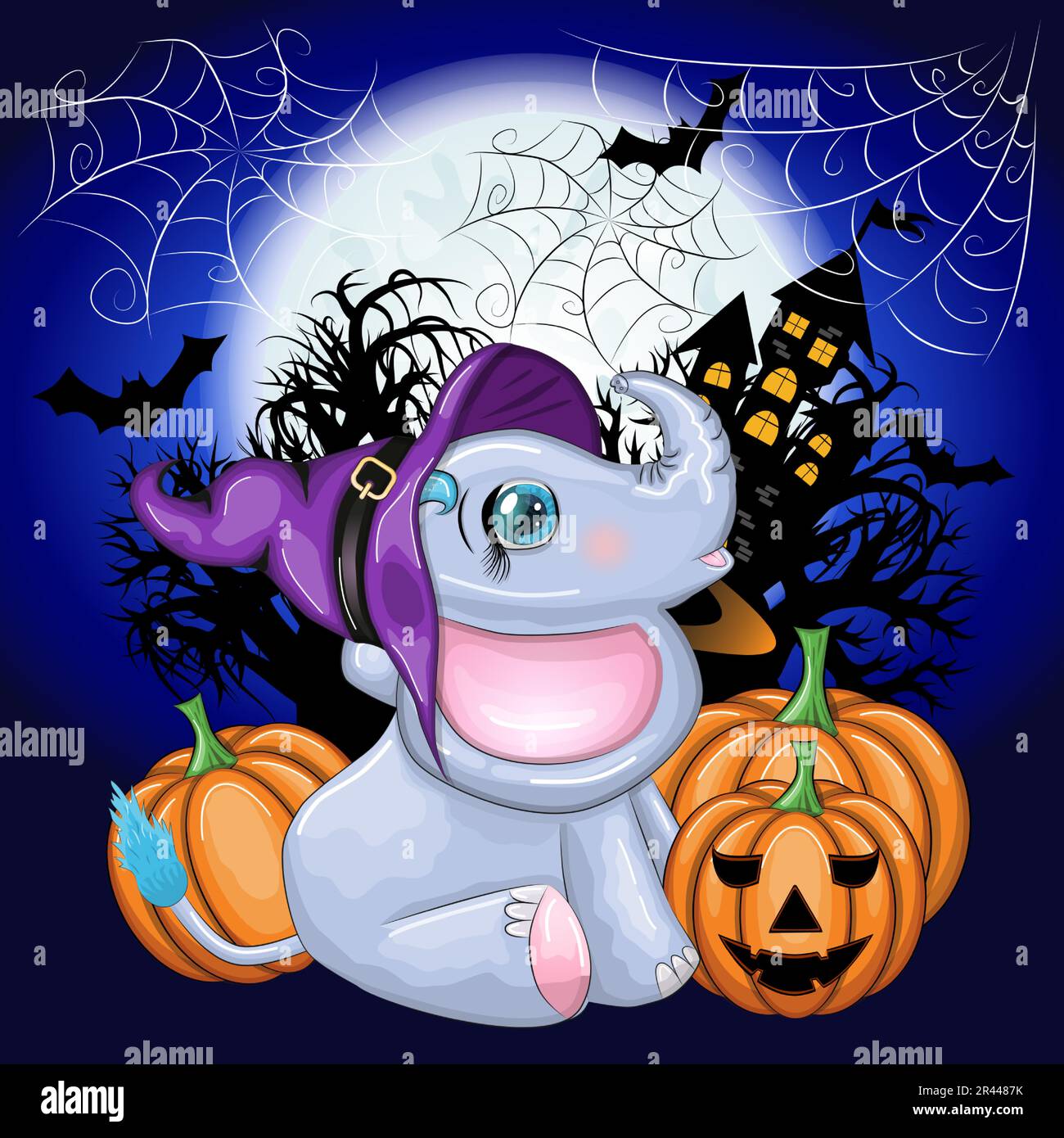 Elephant ghost Stock Vector Images - Alamy