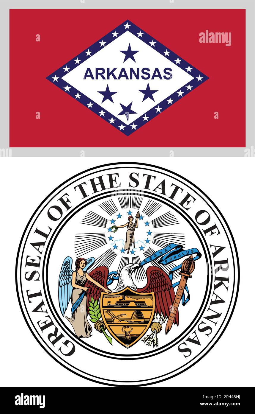 Arkansas blue star Stock Vector Images - Alamy