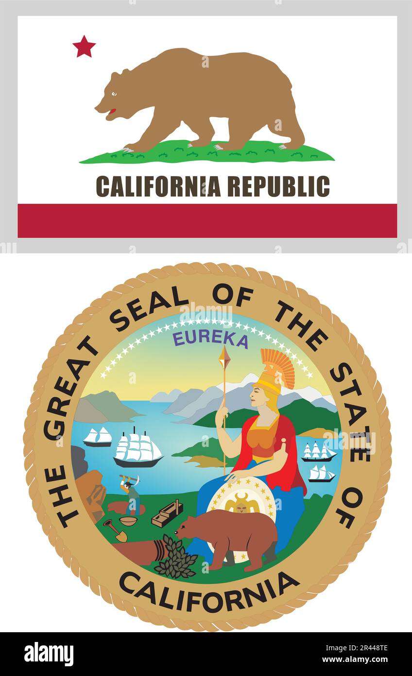 California State Flag Artwork