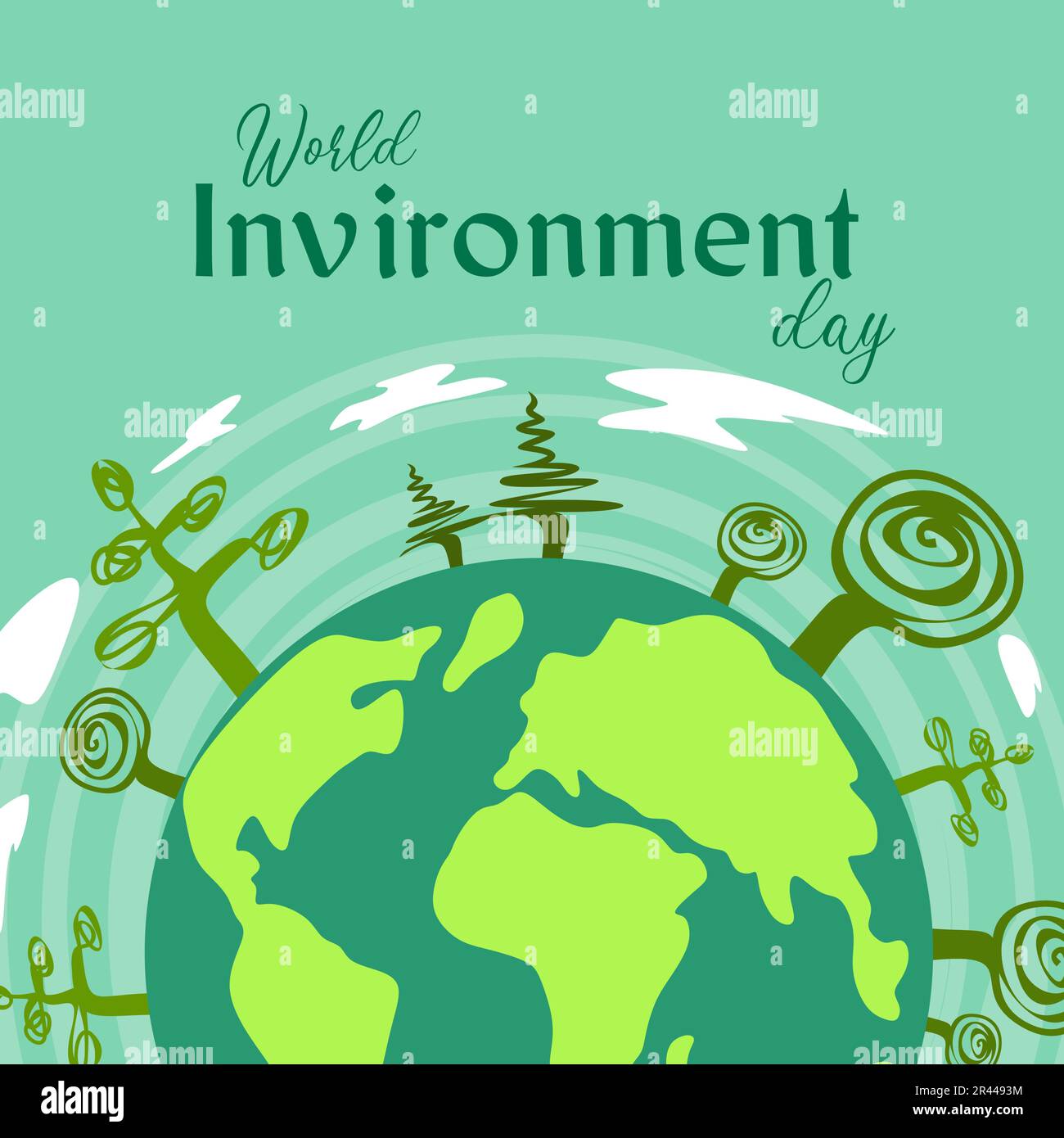 World environment day, Earth day, save the planet concept. Green Eco ...