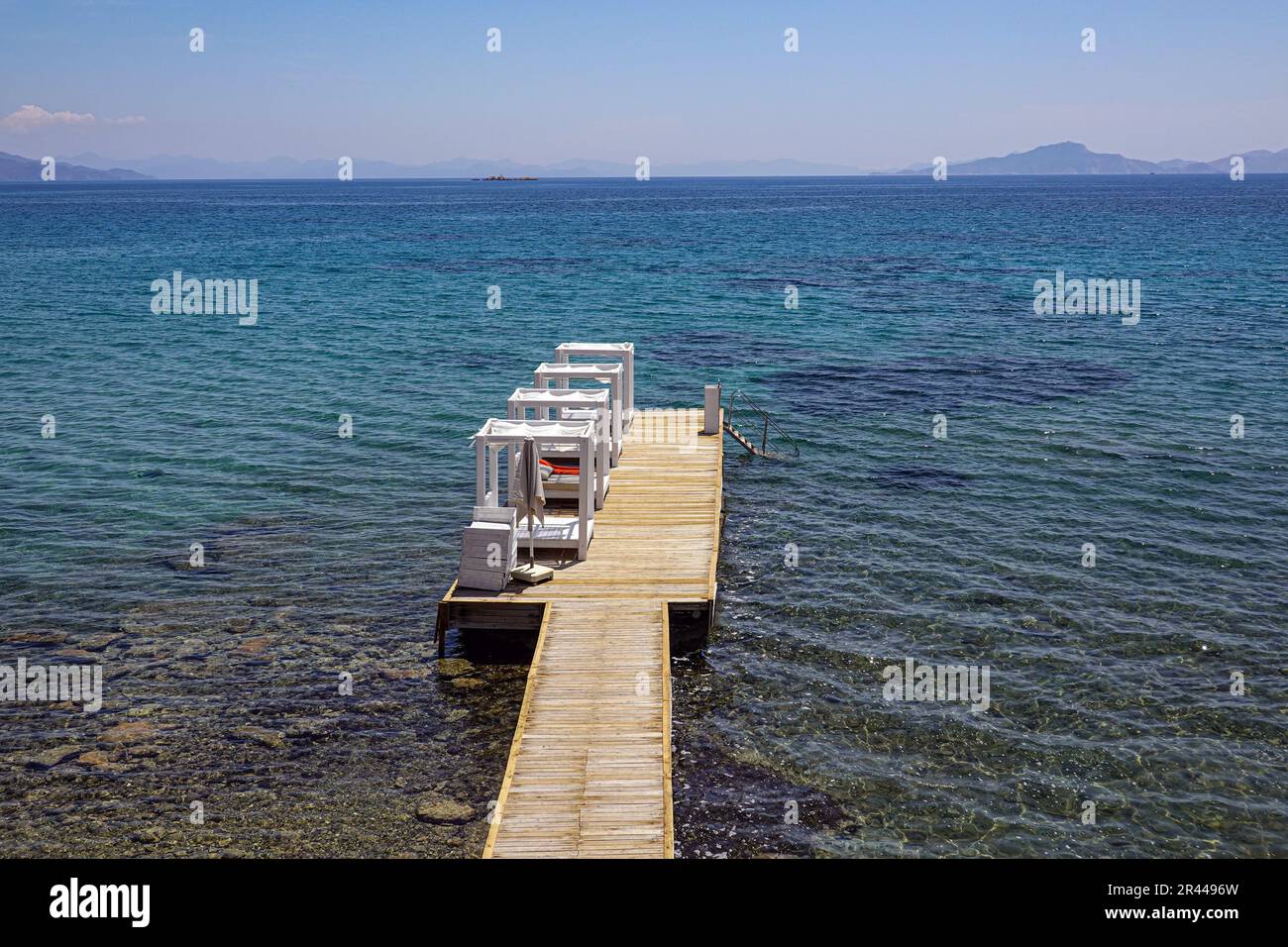 Sunny weather at the popular Turkish holiday destination of Datca ...