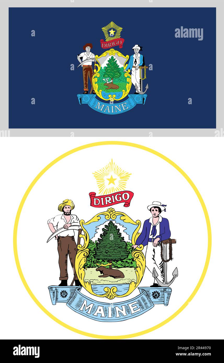 Freedom maine Stock Vector Images - Alamy