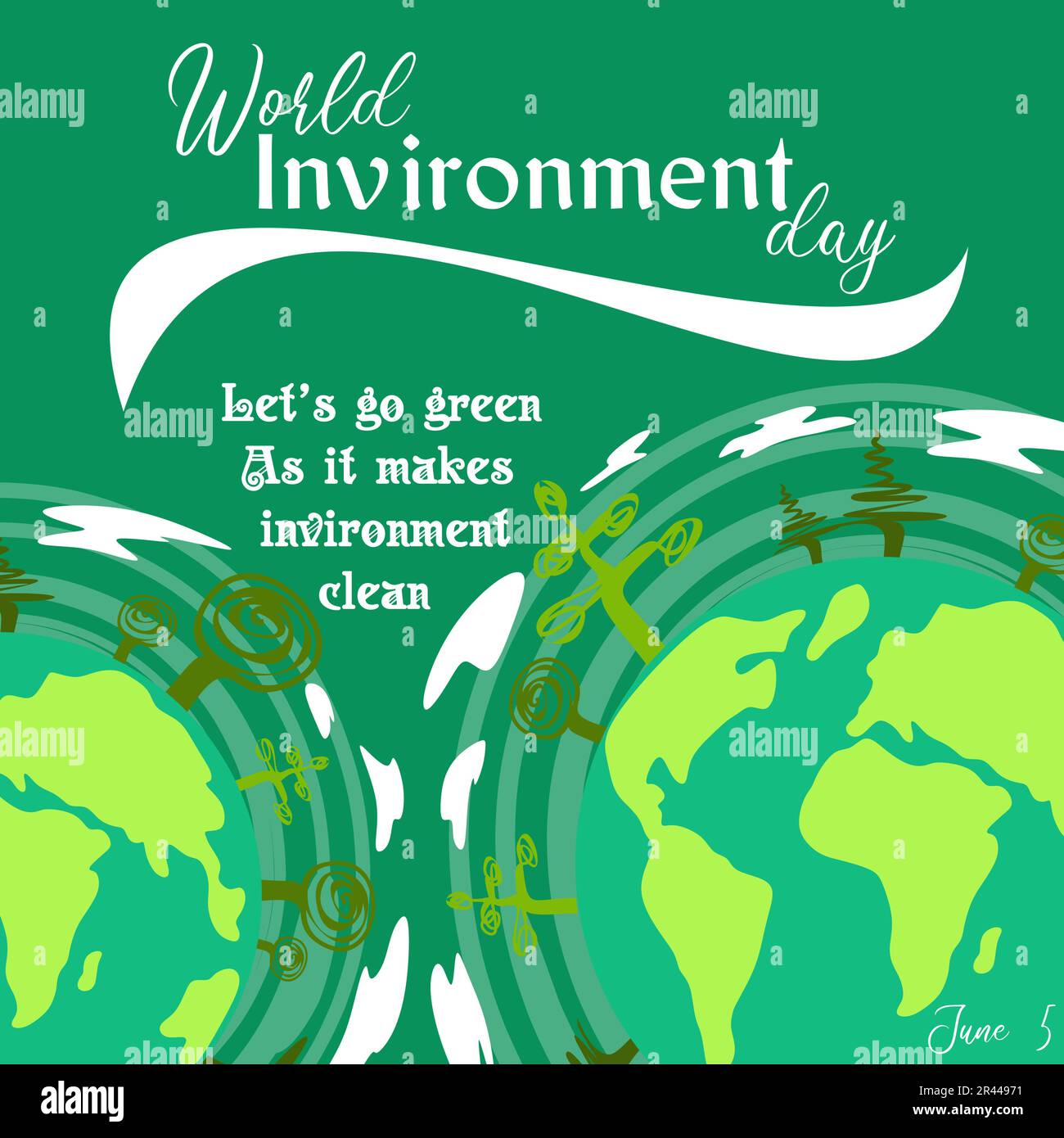 World environment day, Earth day, save the planet concept. Green Eco ...