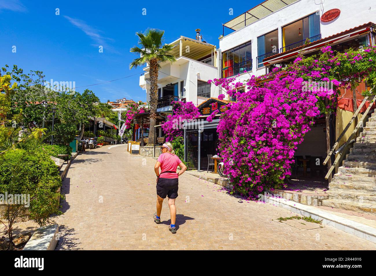 Sunny weather at the popular Turkish holiday destination of Datca ...
