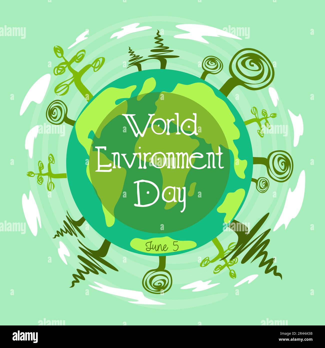 World environment day, Earth day, save the planet concept. Green Eco ...