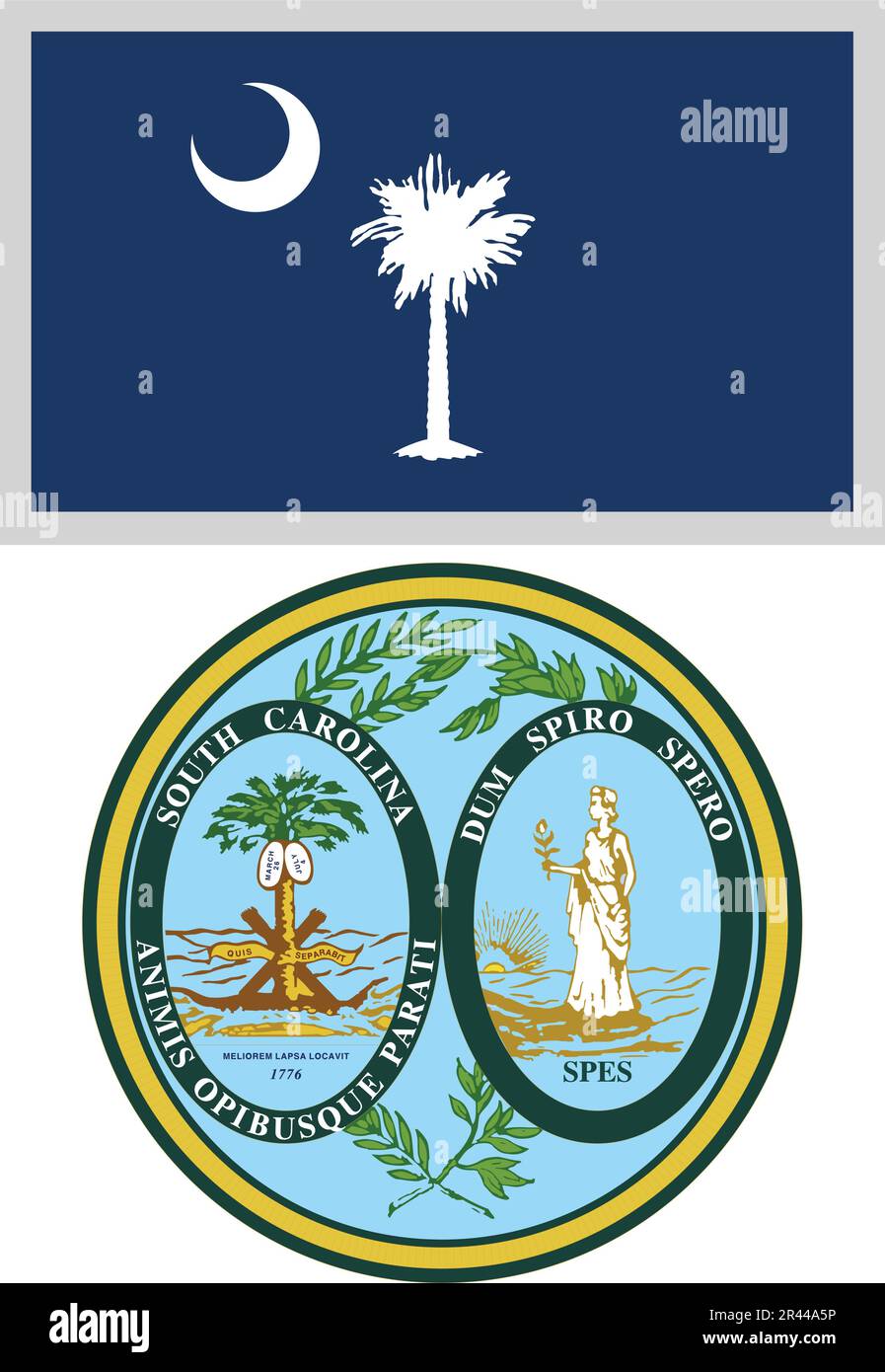 South Carolina Flag Logo
