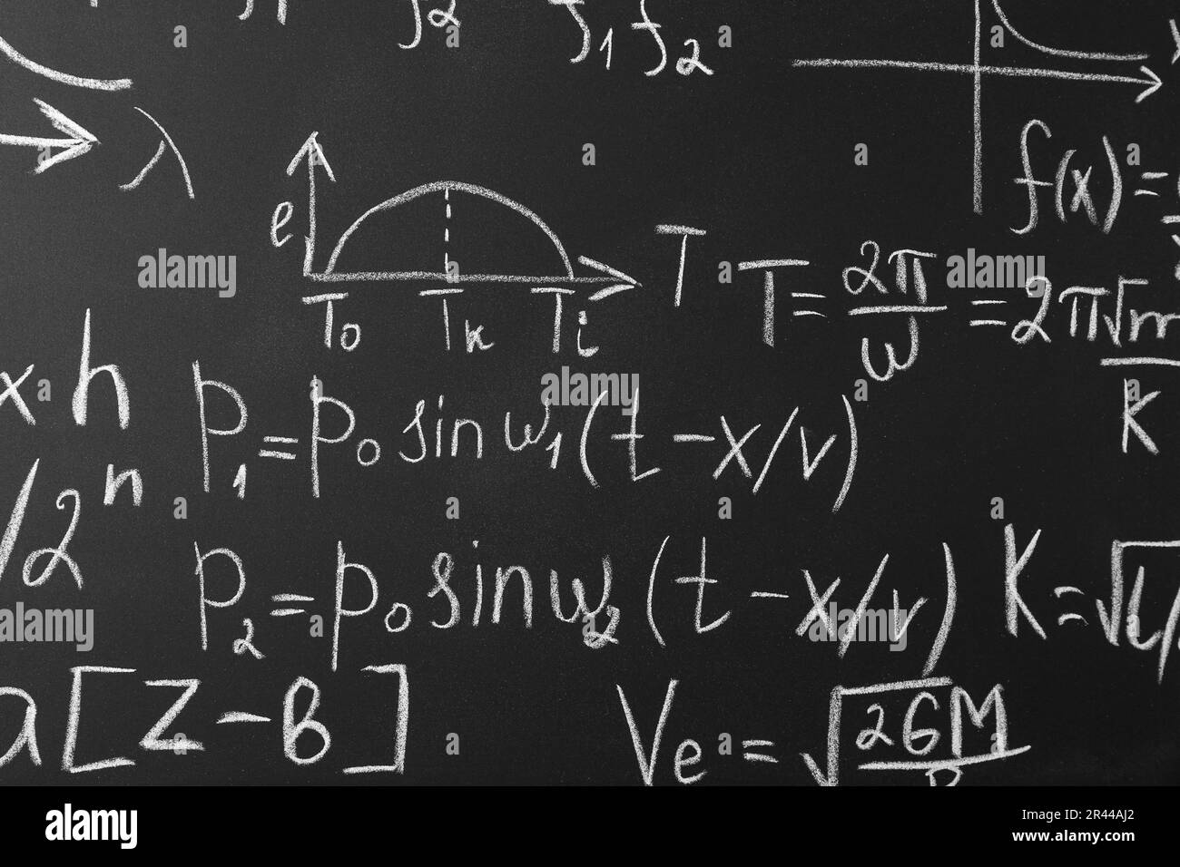 Math calculation board Black and White Stock Photos & Images - Alamy