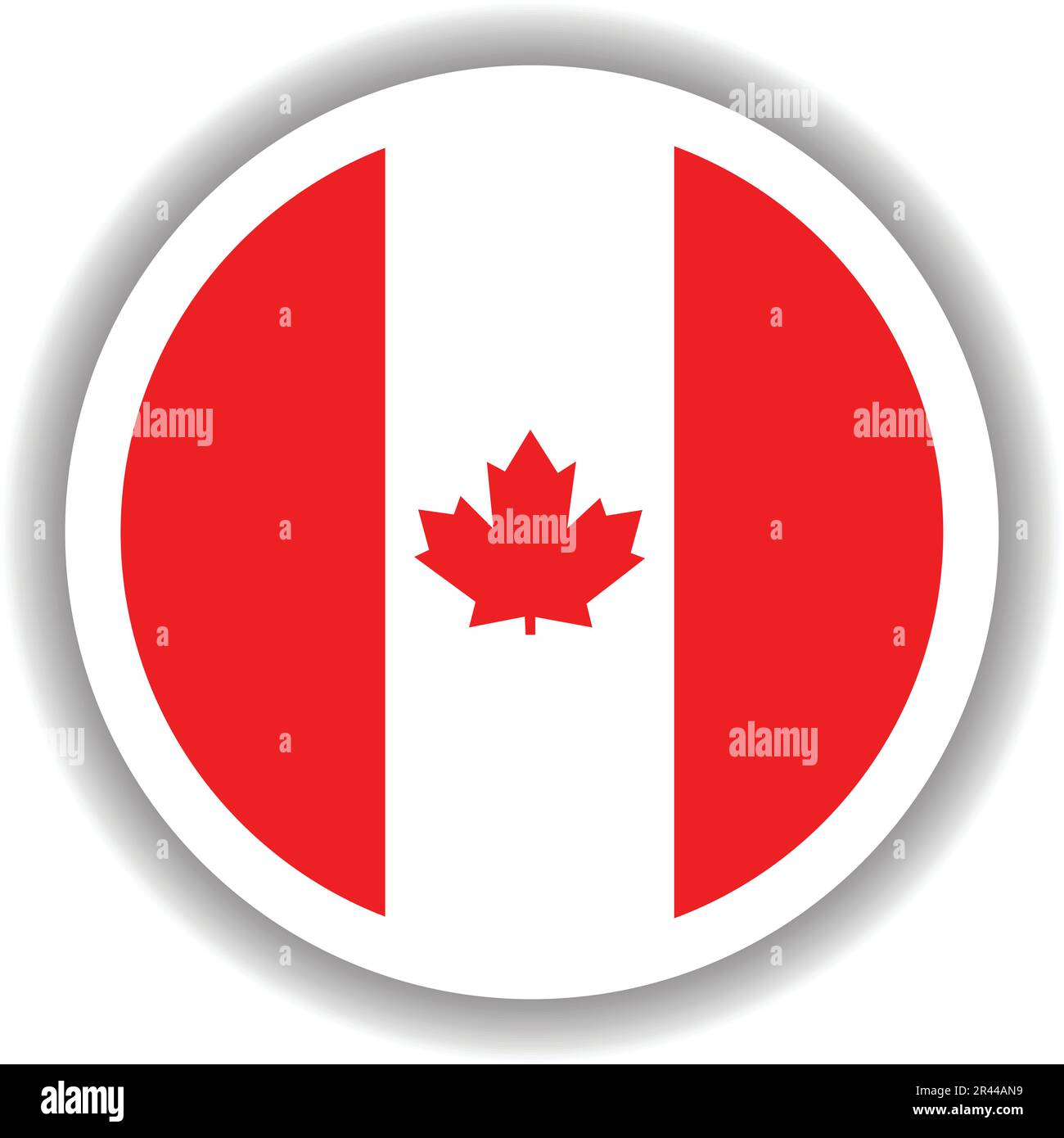 Banner usa canada flags hi-res stock photography and images - Alamy