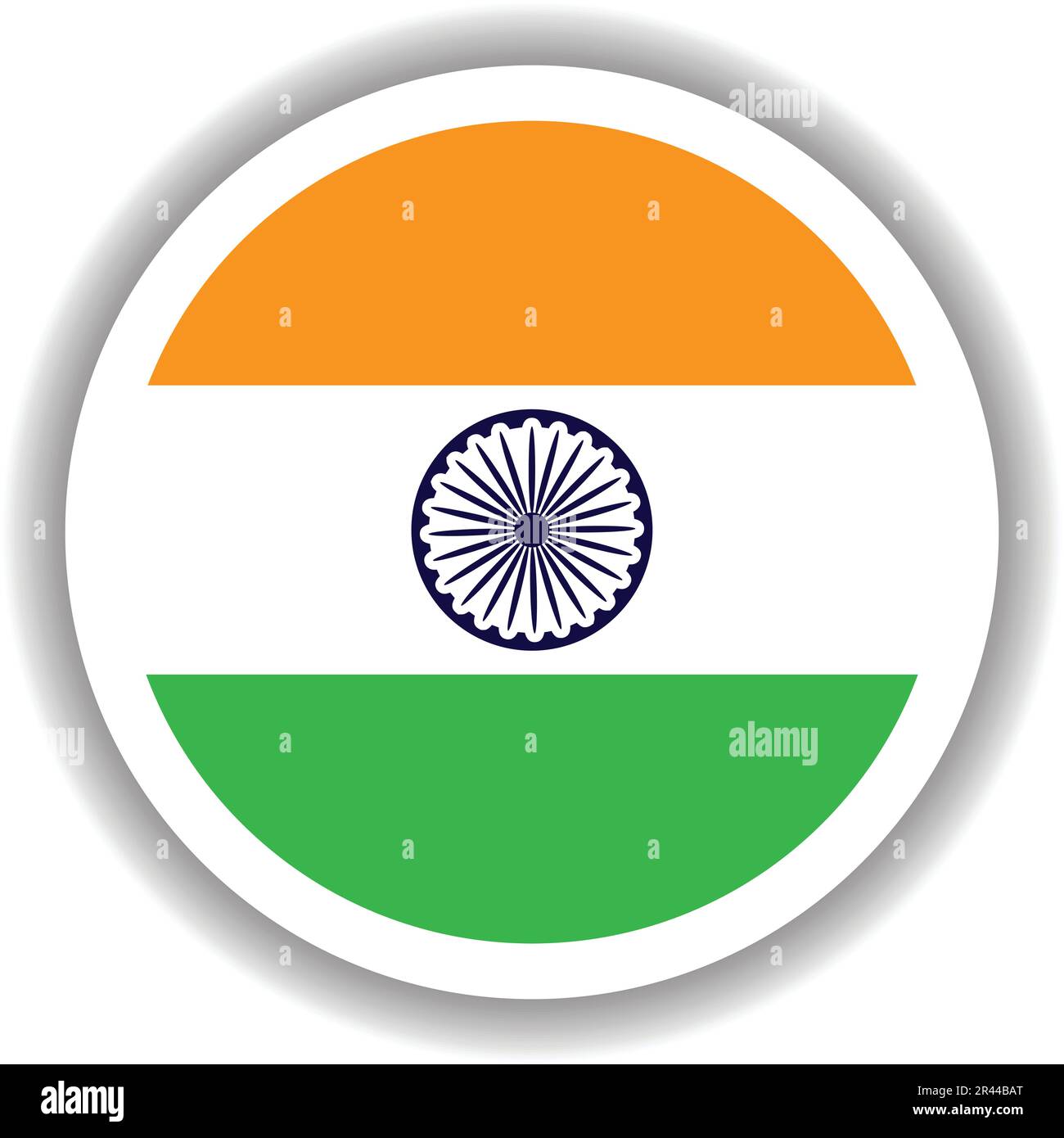 India flag white blue red Stock Vector Images - Alamy