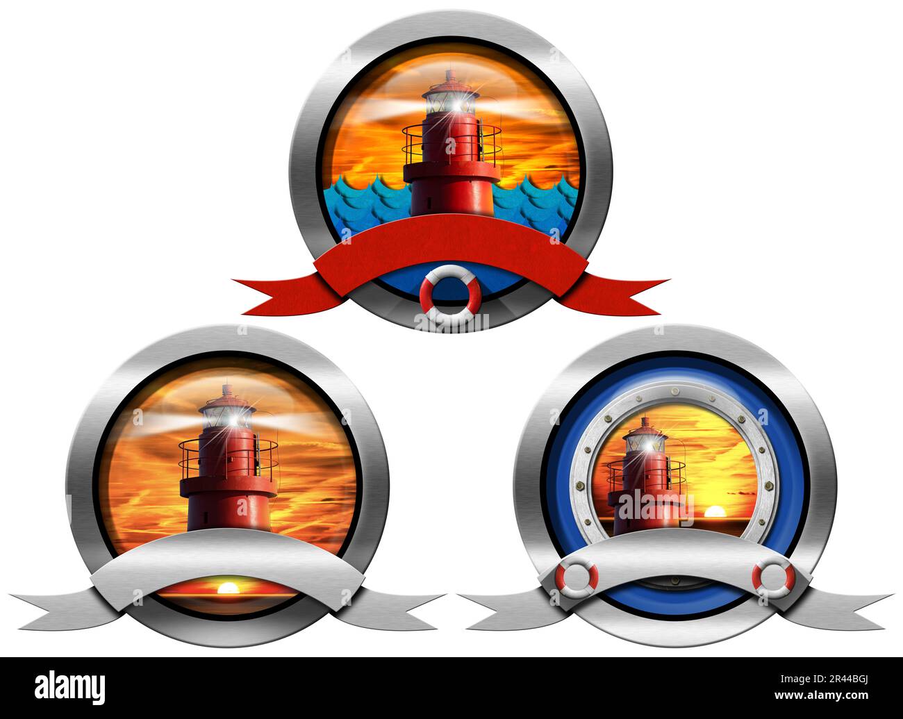 Blue ribbon sailing Cut Out Stock Images & Pictures - Alamy