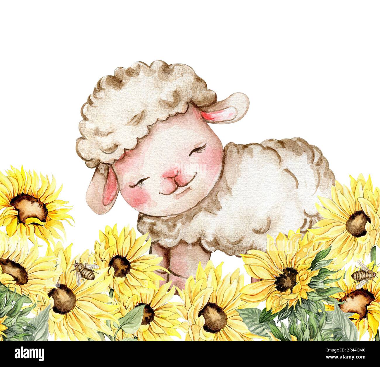 Cute Baby Sheep Clipart