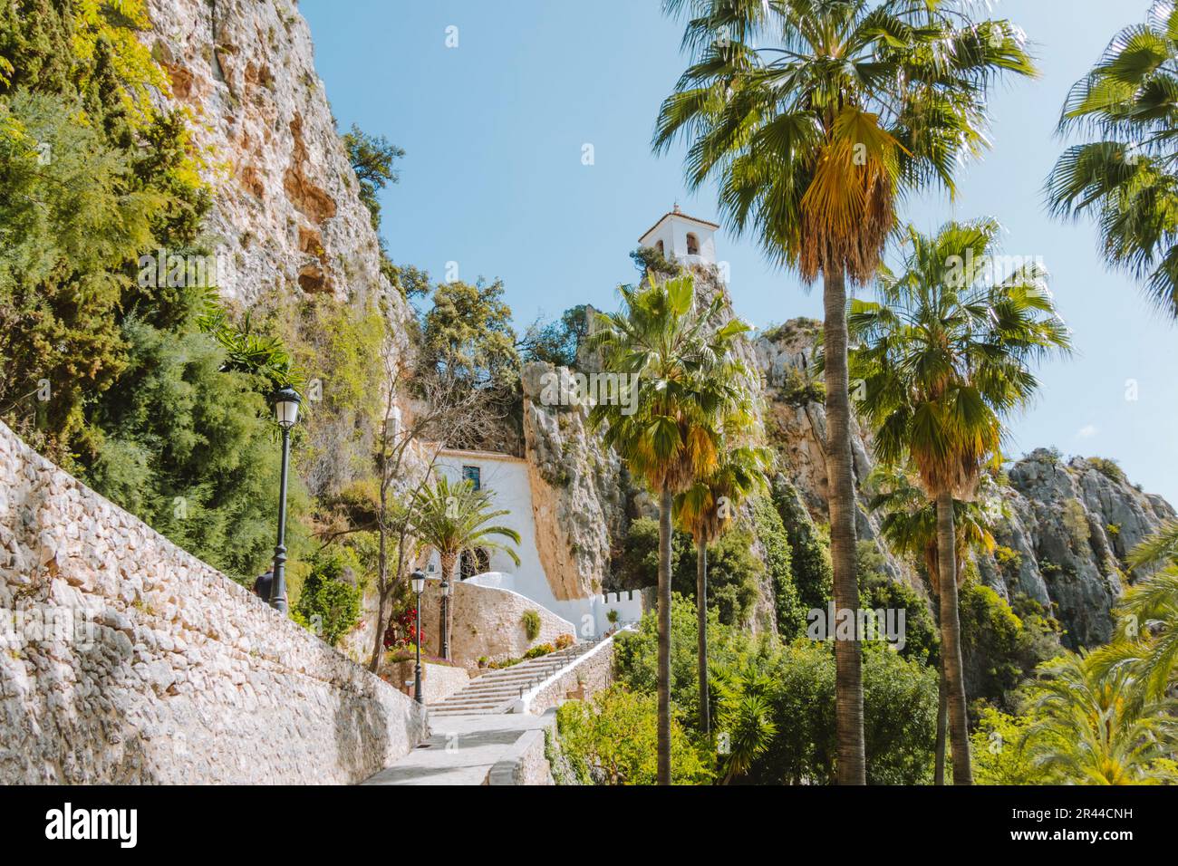 Guadalest, Spain. Guadalest is captivating Spanish village, embraced by ...
